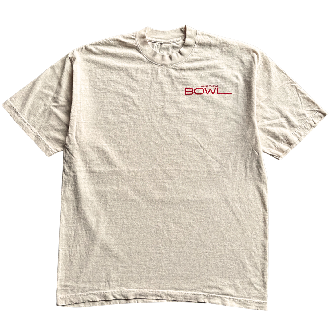 Fine China Bowl Text Tee – atthemoment